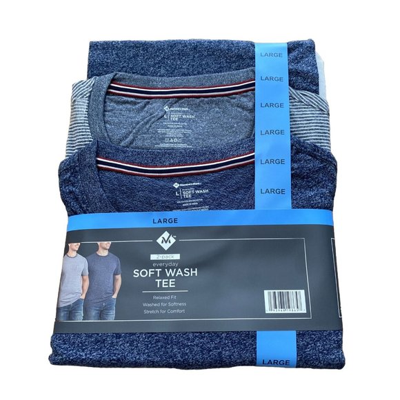 Member's Mark | Shirts | Members Mark 2pack Soft Wash Tshirt Relaxed ...